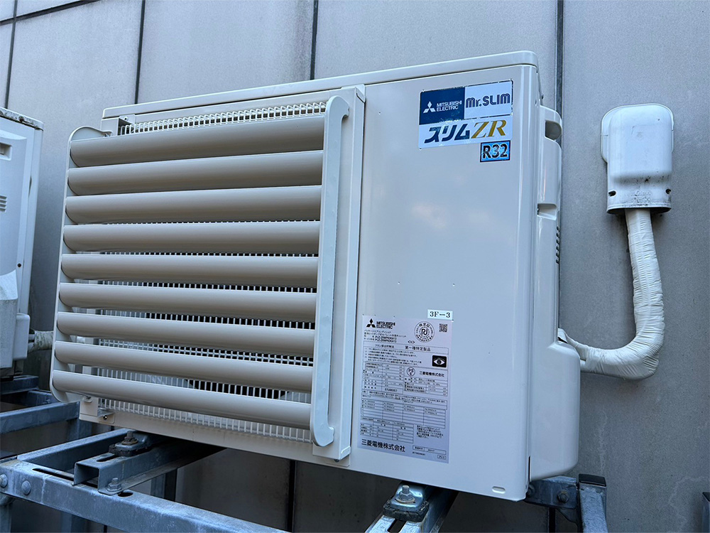 三菱電機製業務用天井埋込エアコン入替工事｜中央区 | 業務用エアコン交換・取り付けはお任せ！エアコン総本舗